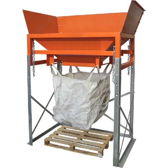 Freestanding Bulk Bag Filling Frame | Bulk Bag Filler | Steel Cage ...