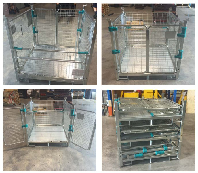 Retail Folding Stillage with Double Doors | Steel Cage | Steel Stillage ...
